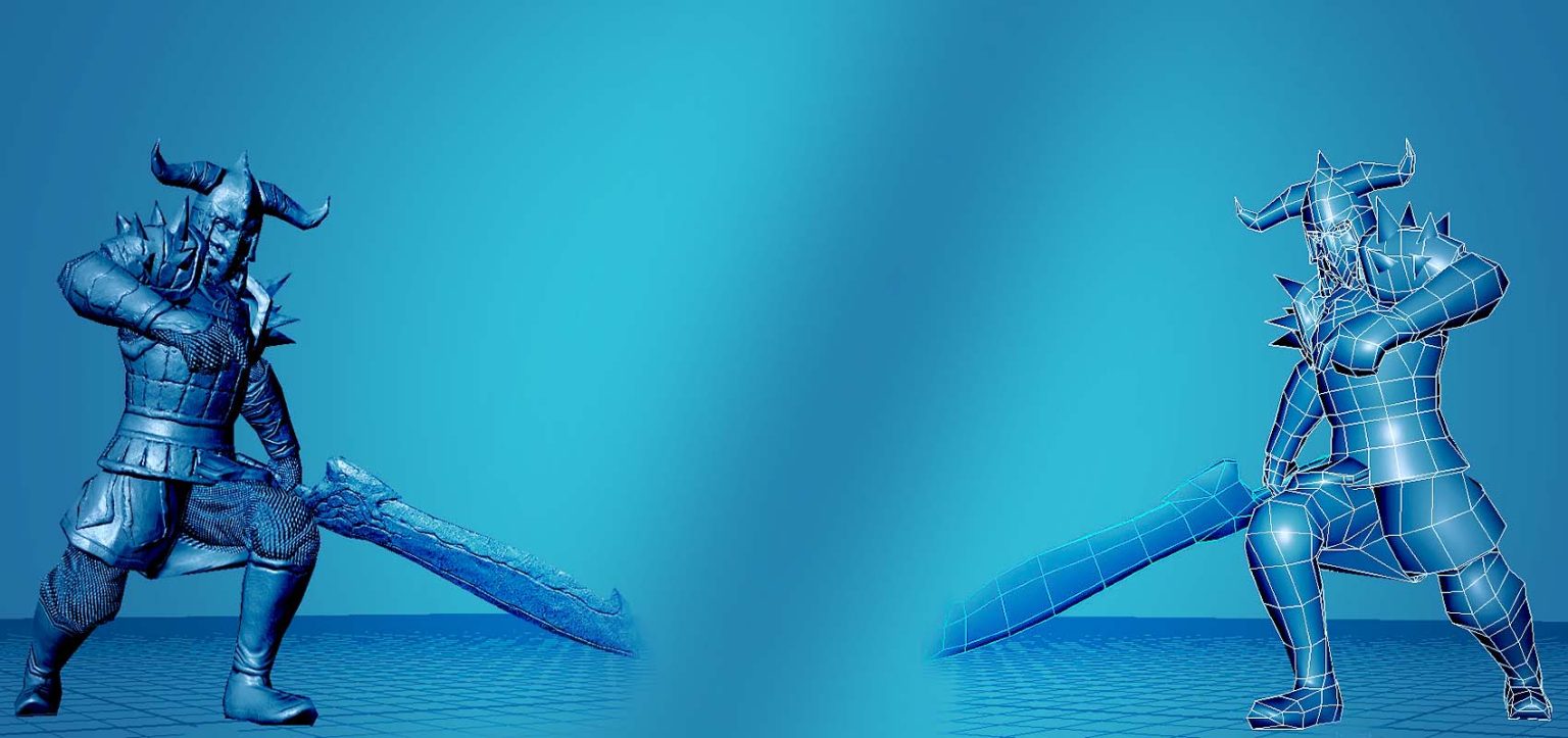 High poly vs Low poly in 3D Modeling explained in simple terms – Queppelin