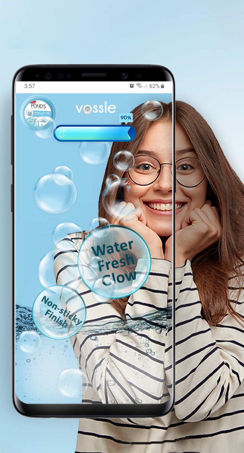 Ponds launches WebAR Game for Super Light Gel – Queppelin
